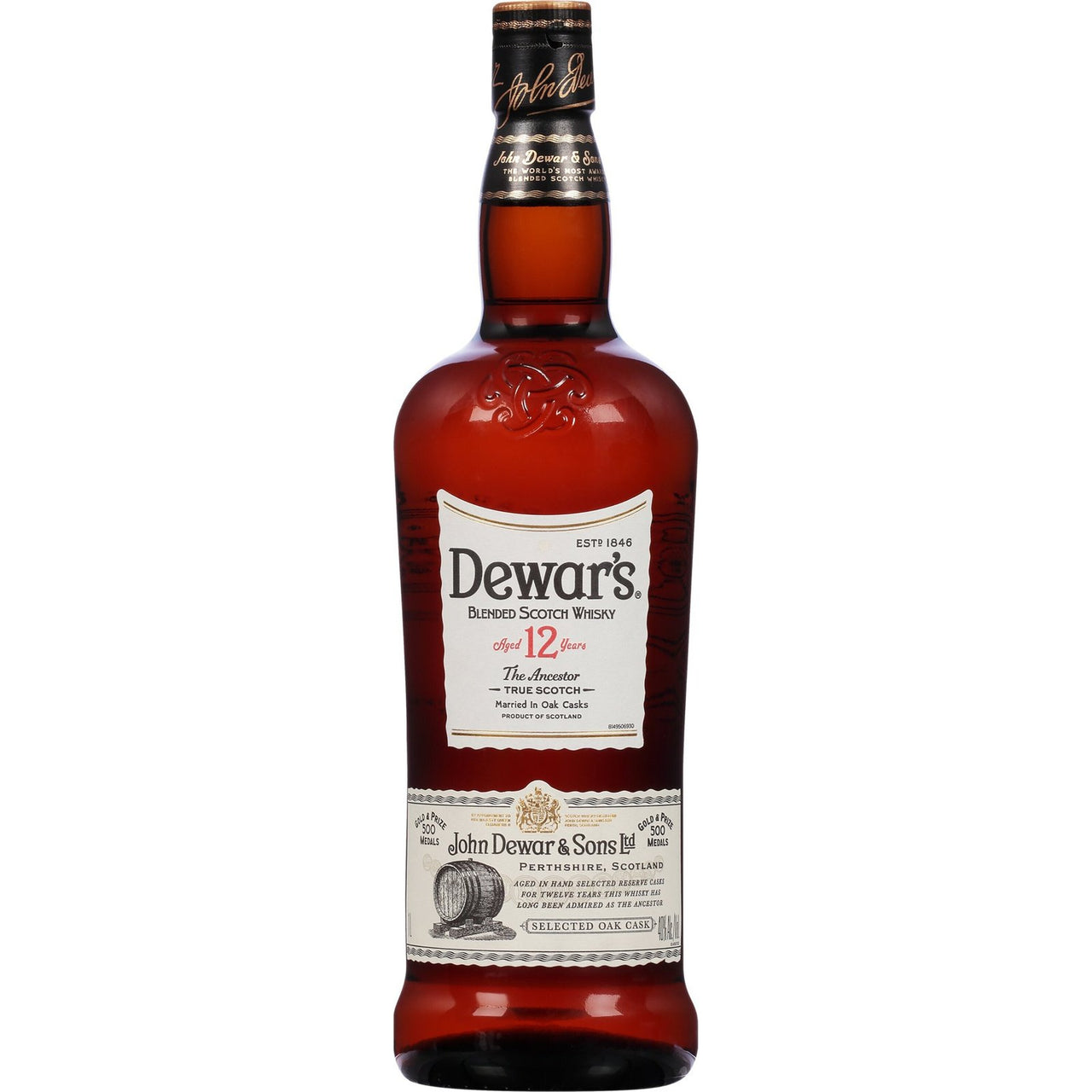 Dewar's 12 Year Blended Scotch Whisky – Five Towns Wine & Liquor